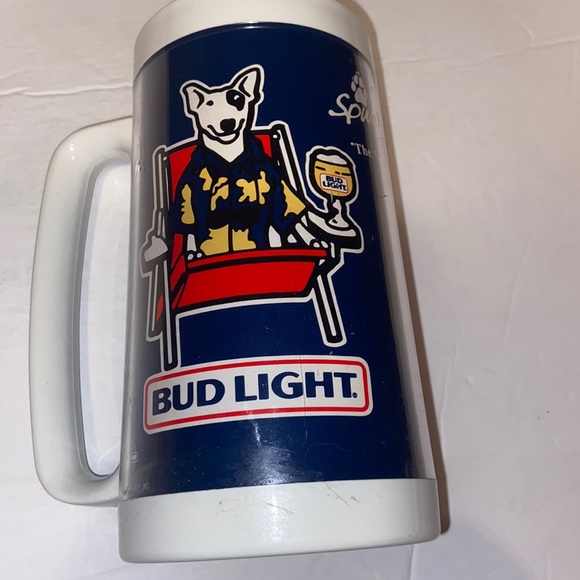 Budweiser | Dining | Vintage 986 Spuds Mackenzie Bud Light Thermo Serv ...